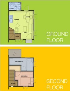 Rina House Model Floor Plans - Cebu Sweet Homes