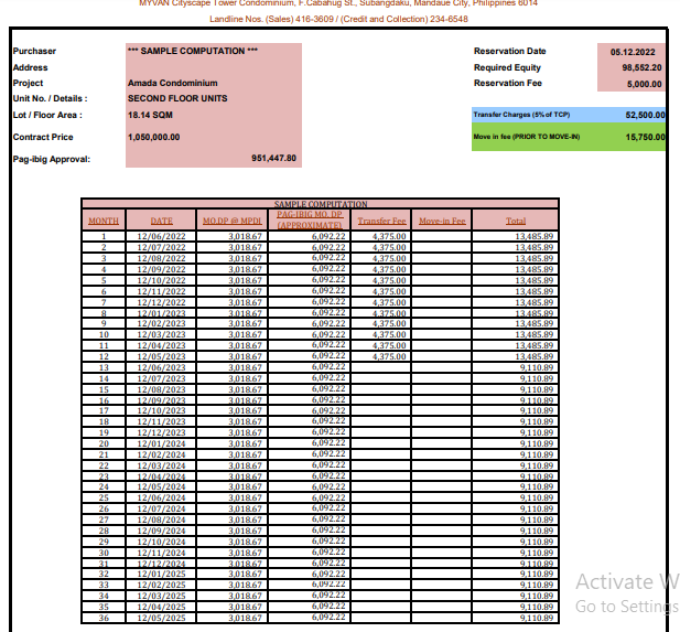 La Almerah Condo Amada comp. 4 - Cebu Sweet Homes