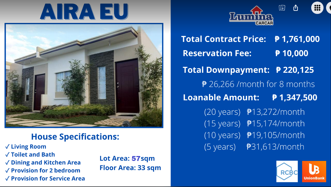 Lumina Homes Carcar in Can-asujan, Carcar, City, Cebu - Cebu Sweet Homes
